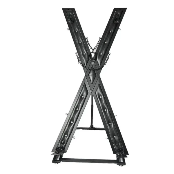 Professional Metal St. Andrew’s Cross X-Frame BDSM Bondage
